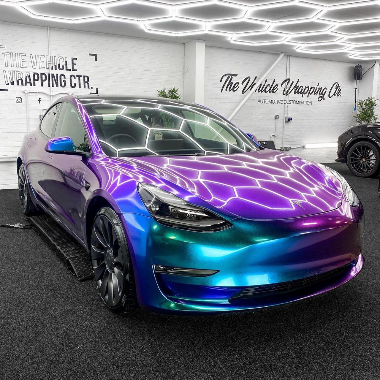 CK892 Colour Shift Vinyl Chameleon Matte Metallic Purple Blue *DISCONT ...