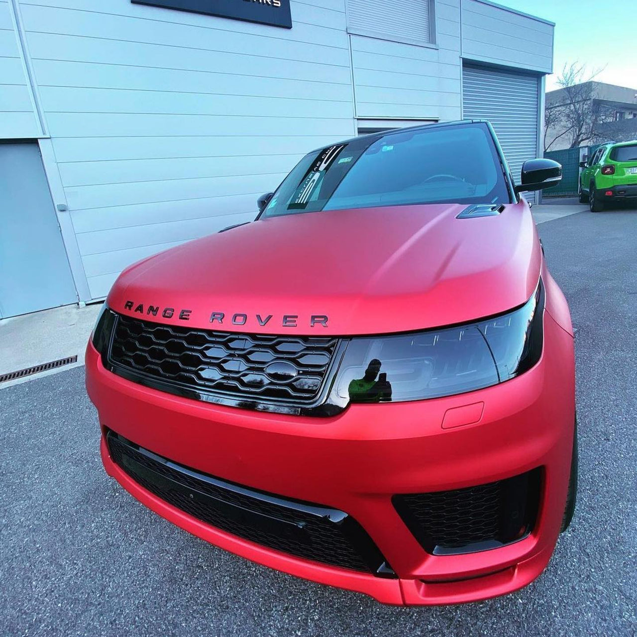 VCH401-S Satin Chrome Crimson Red – TeckWrap UK